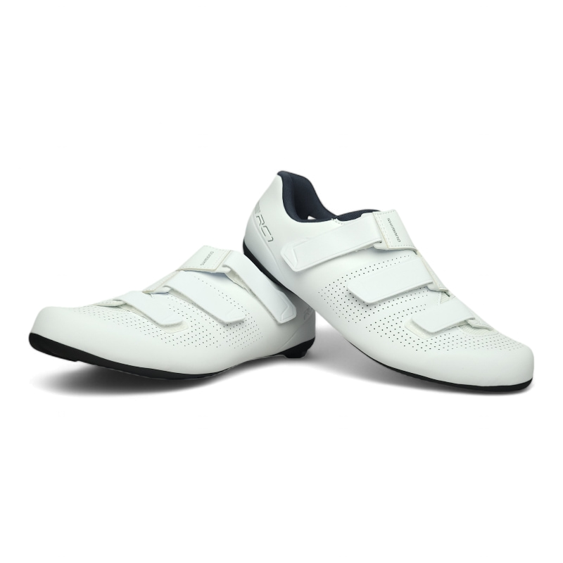 Zapatilla Ruta Shimano SH-RC102 42/26.5cm blanco 3 abrojos – Kamikaze Bikes