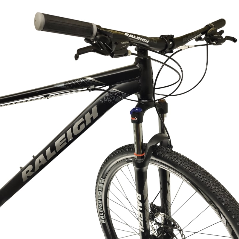 Bicicleta R-29 MTB alum. 21v Raleigh Mojave 2.0 19/L Shim. Negro Gris ...