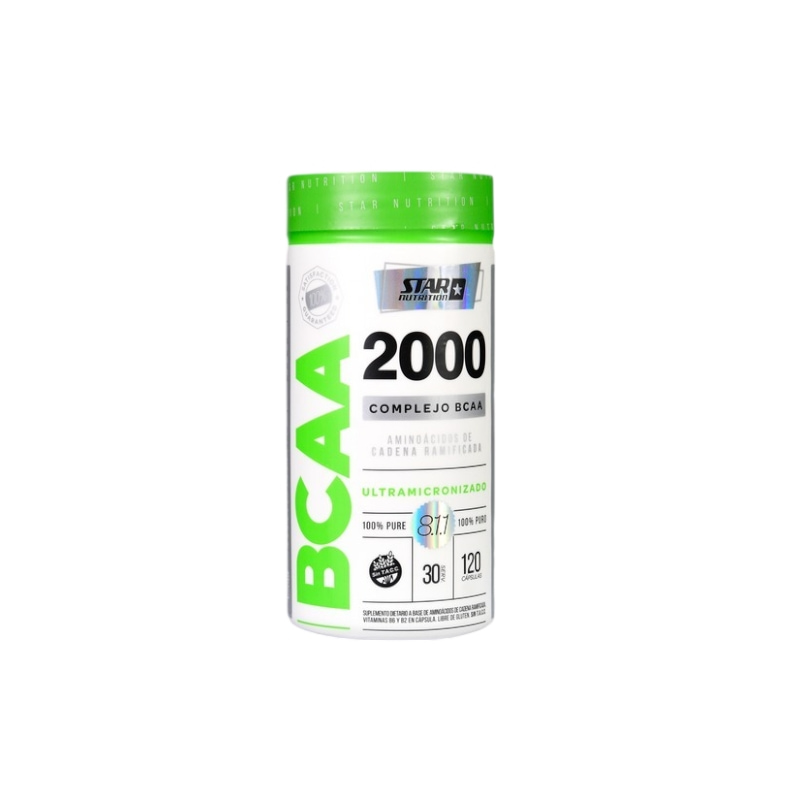 Suplemento deportivo – BCAA 2000 STAR nutrition 120caps. – Kamikaze Bikes